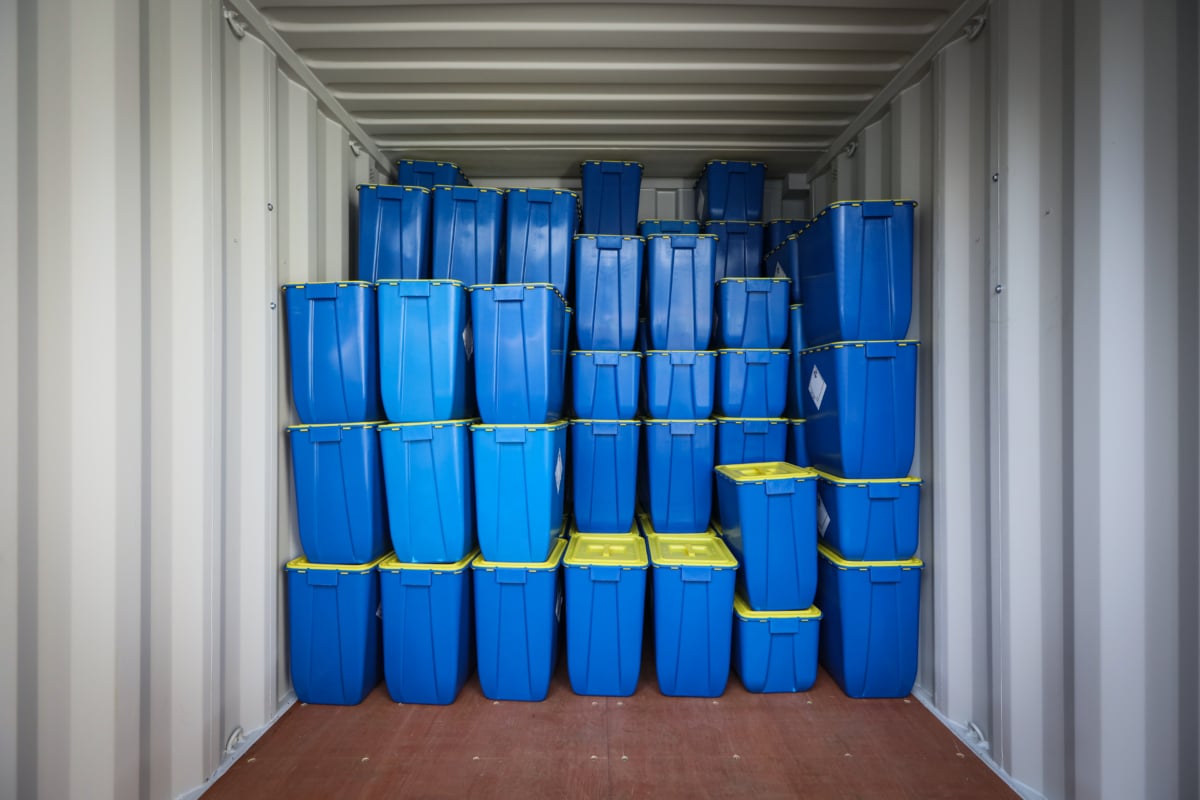 Veilige en efficiënte opslag en transport van specifiek ziekenhuisafval ...