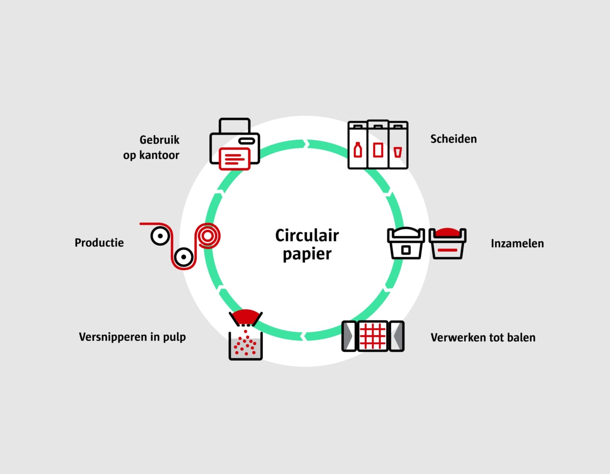 Papier- en kartonrecycling | GP Groot recycling
